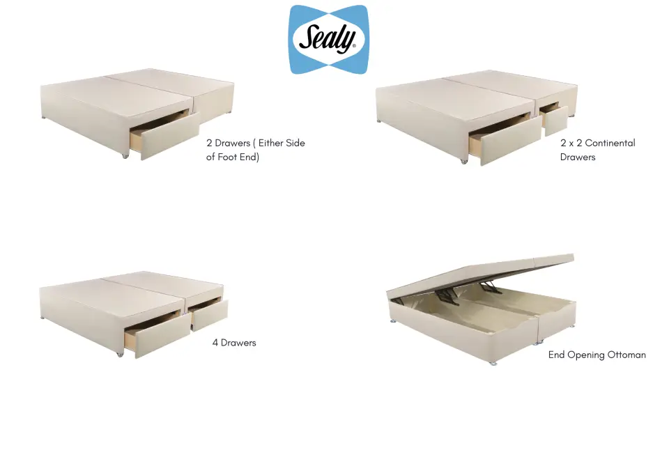 Sealy Elevate Ultra Webber Posturepedic Memory Divan Bed