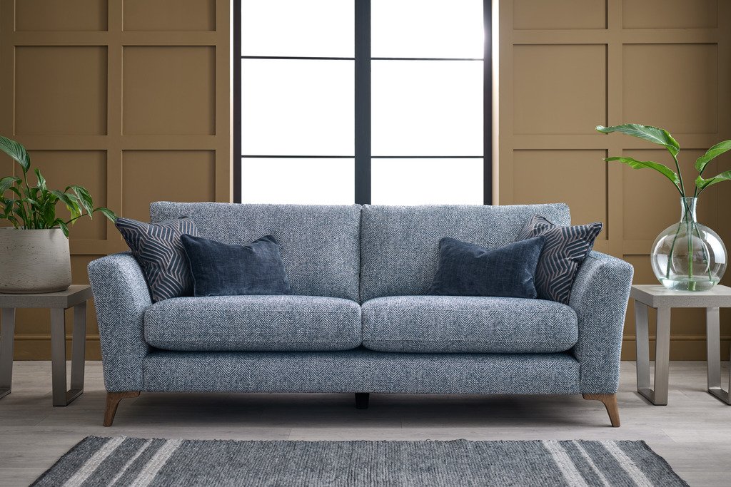 Ashwood Felix Fabric 2.5 Seater Fixed Sofa